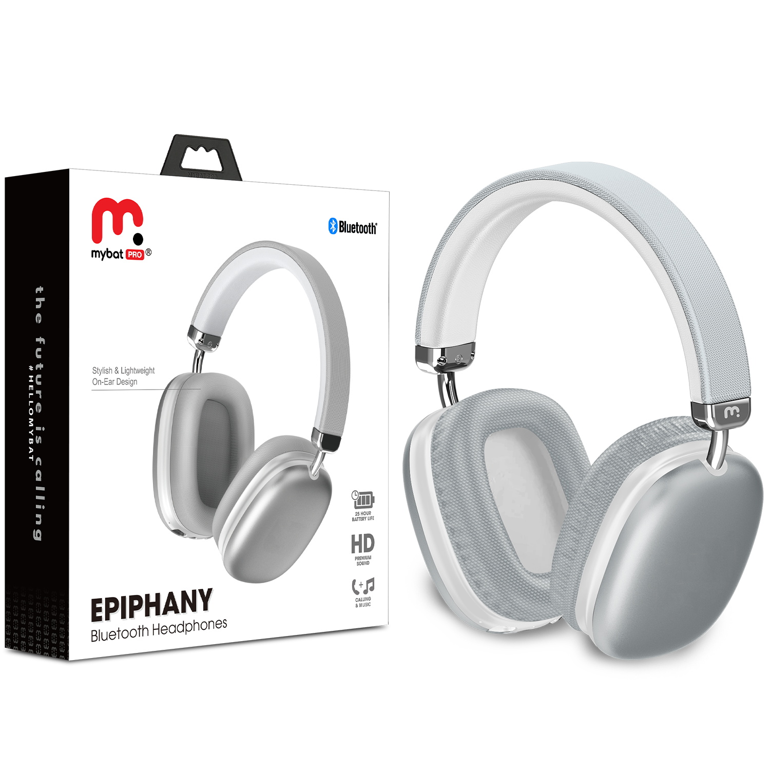 MyBat Pro Epiphany Bluetooth Headset – Silver – Boost Mobile ...