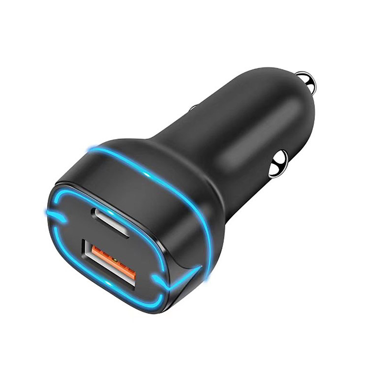 Sentry PD 20w Dual Port Car Charger w. USB-C & USB-A – Black – Boost ...