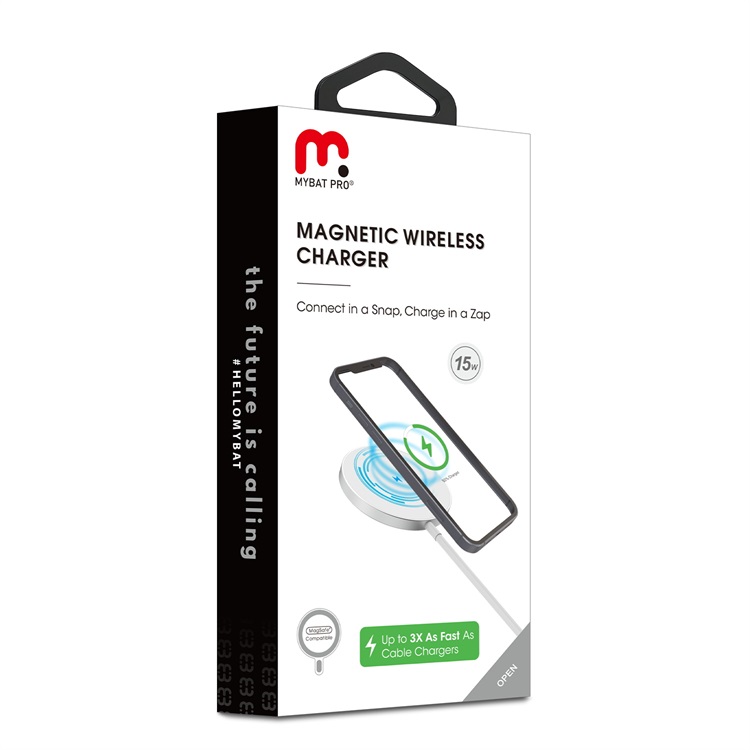 MyBat Pro Magnetic Wireless Charger for iPhone 14 Series – Silver ...
