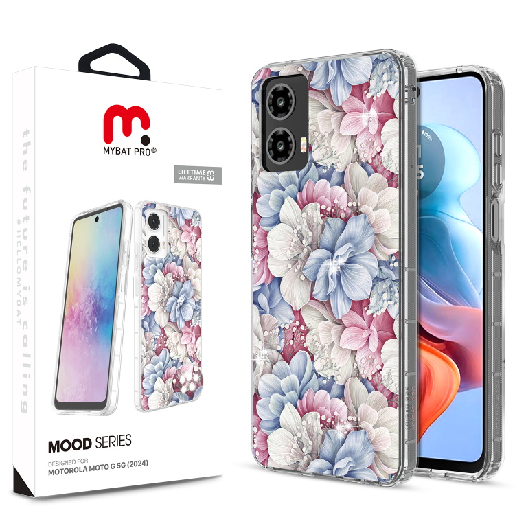 MyBat Pro Mood Series Case (with Diamonds) for Motorola Moto G 5G (2024 ...