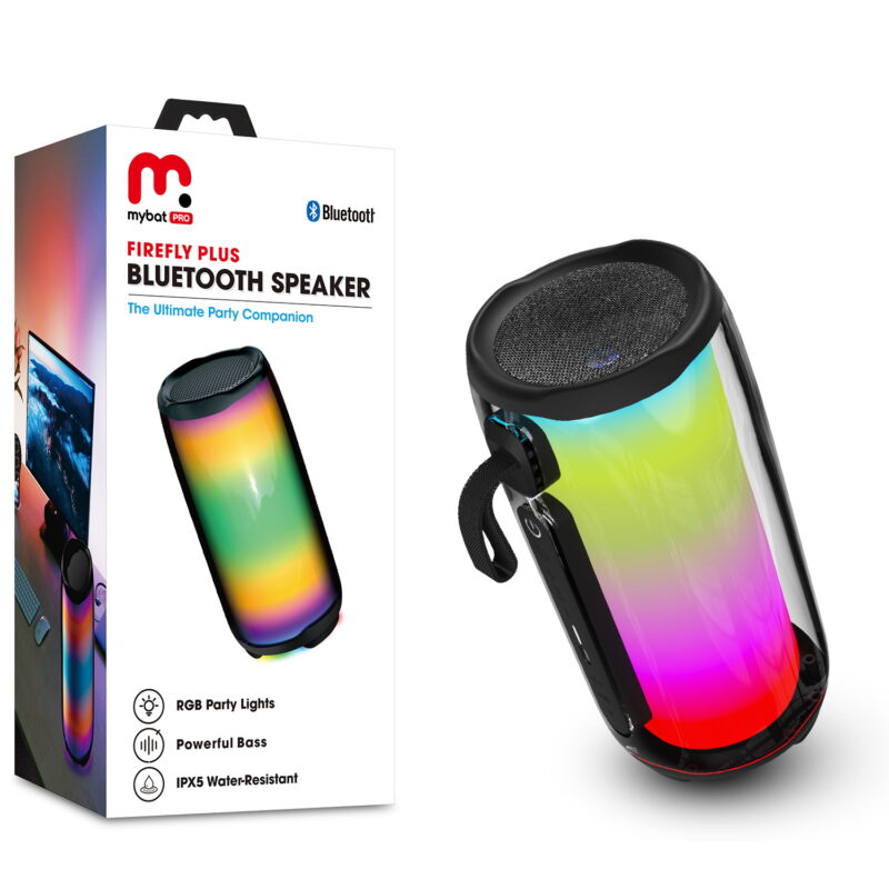 MyBat Pro Firefly Plus Portable Wireless Speaker – Black – Boost Mobile ...