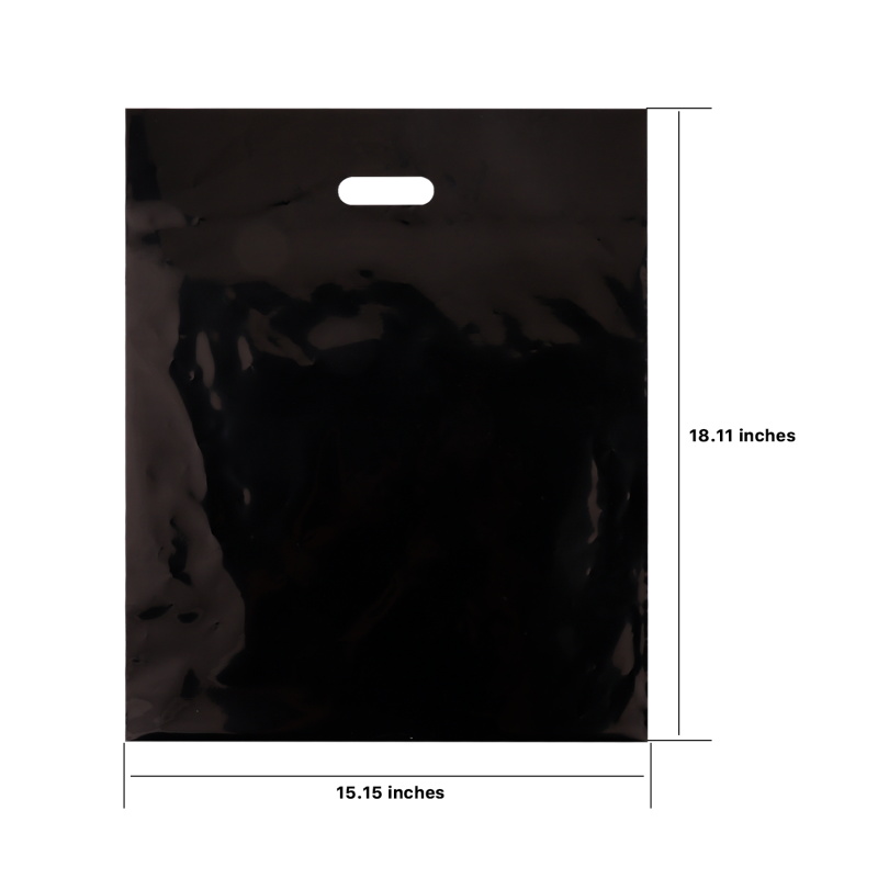 Large Plastic Boost Mobile Shopping Bags 100 Ct, (L=18.11*W=15.16 inch ...