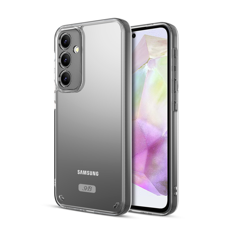 SYB Sturdy Gummy Cover for Samsung Galaxy A35 5G – Highly Transparent ...