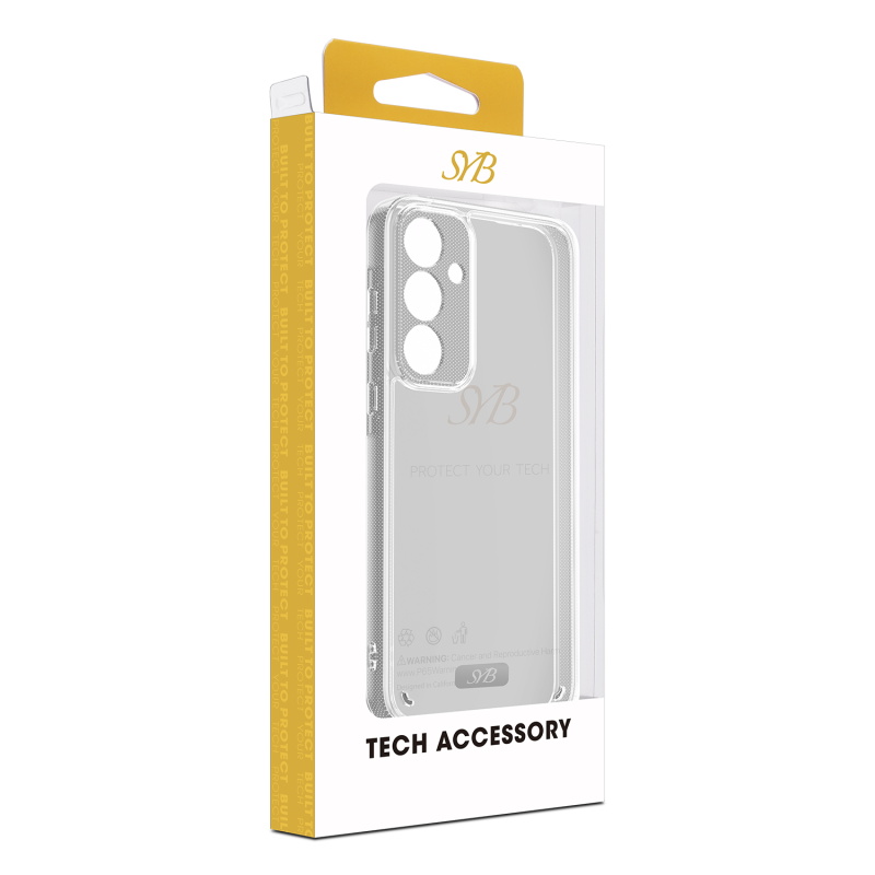 SYB Sturdy Gummy Cover for Samsung Galaxy A35 5G – Highly Transparent ...