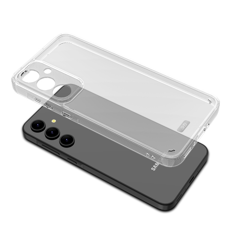 SYB Sturdy Gummy Cover for Samsung Galaxy A35 5G – Highly Transparent ...