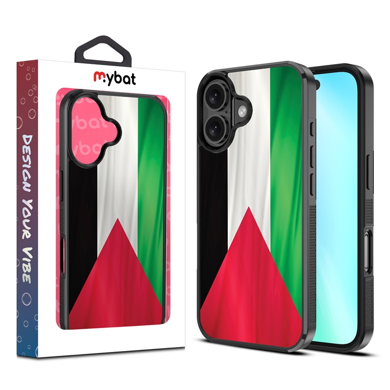 MyBat Design Lab Series Case for Apple iPhone 16 – Palestine Flag ...