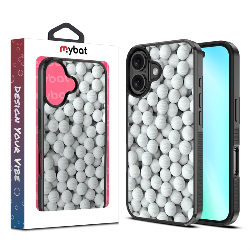 MyBat Design Lab Series Case for Apple iPhone 16 – Golf Balls – Boost ...