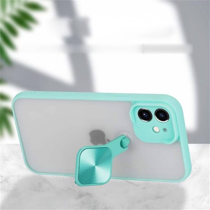 Selfie Camera Lens Protection Case with Stand and Built-In Mirror for ...