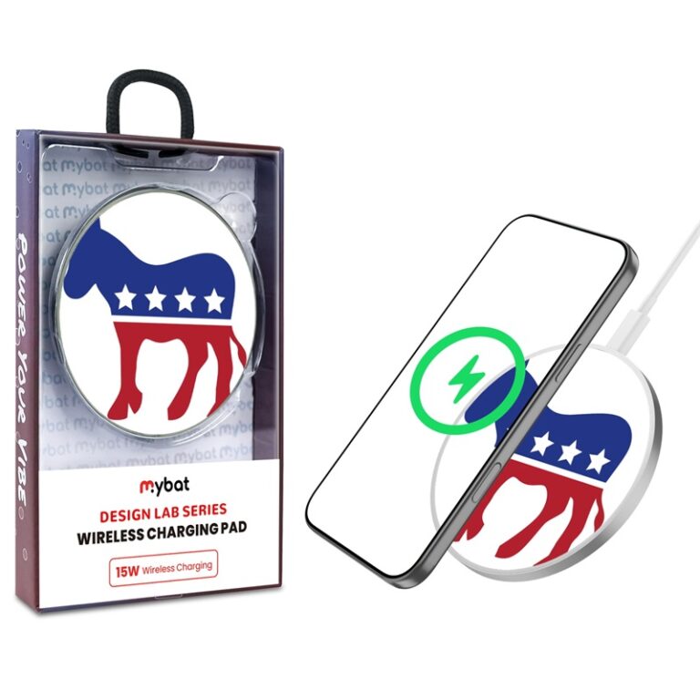 MyBat Design Lab Series Wireless Charging Pad – Silver – Democratic ...