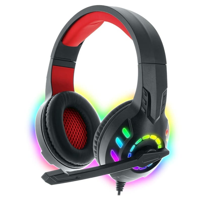 Sentry Light-Up RGB Universal Gaming Headphones – Red RGB – Boost ...